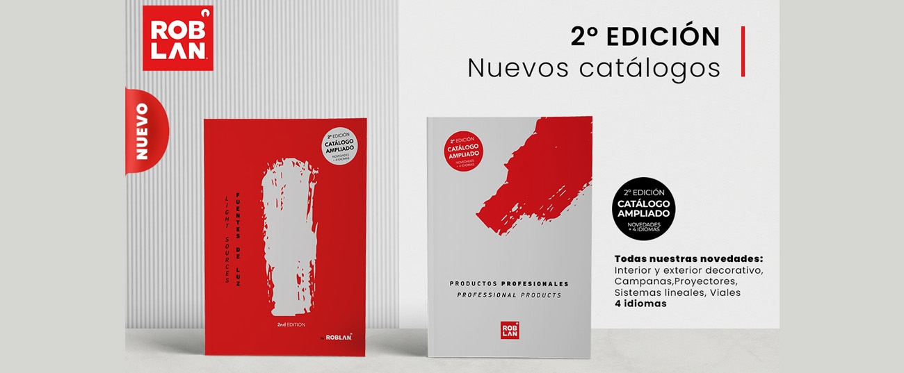 Descubre los nuevos catálogos de Roblan: innovación en iluminación profesional - Setalde Group